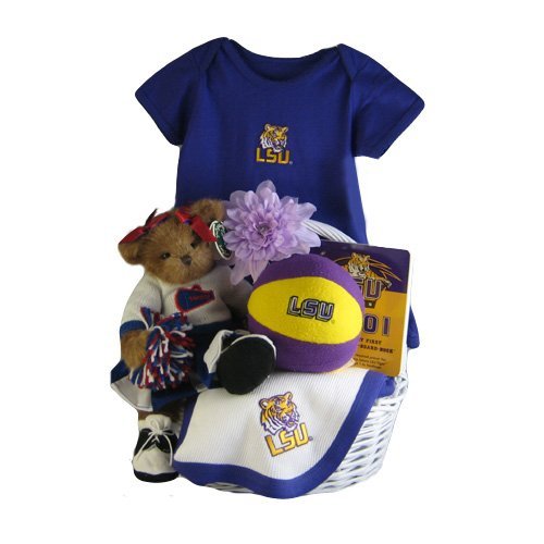 Amazon.com : LSU Baby Girl Gift Basket ***TOUCHDOWN : Baby