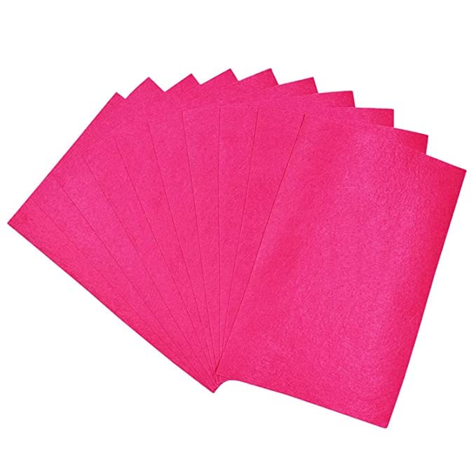 CANVASS® 20 pcs Non Woven Felt Fabric 1mm Thickness Polyester Cloth ...