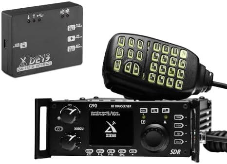 Amazon.com: [with DE-19 Expansion] Xiegu G90 HF Radio 20W SSB/CW/AM/FM ...