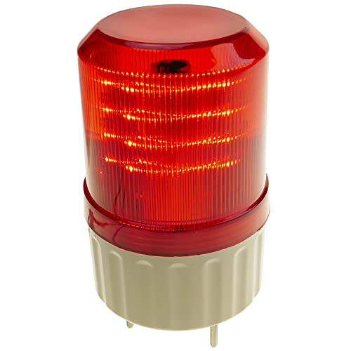 BeMatik – Red LED light 82mm with rotation effect for alarm emergency ...