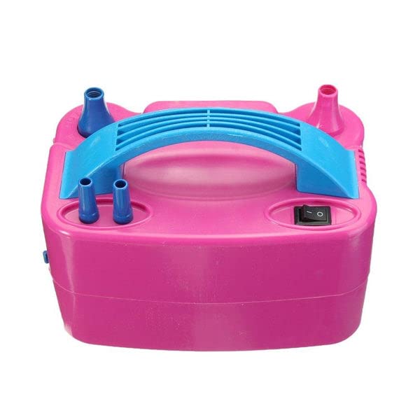 Portable Dual Nozzle Electric Balloon Blower Pump Inflator : Amazon.in ...