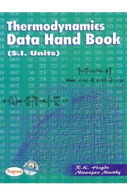 Thermodynamics Data Hand Book Si Units : Rk Hegde, Niranjan Murthy ...
