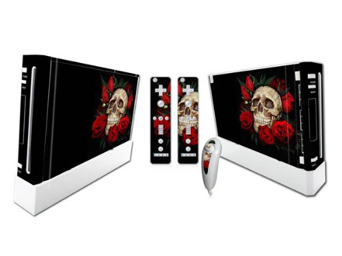 Amazon.com: Vinyl Decal Skin/stickers Wrap for Nintendo Wii Console+ ...