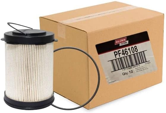 Amazon.com: 12/Pack Baldwin PF46108 - Fuel/Water Separator Element with ...