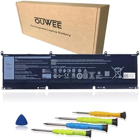 Amazon.com: IZKROR 69KF2 86Wh Battery Replacement for Dell Alienware ...