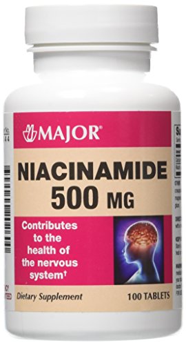 Major Niacinamide 500 mg Tablets 100ct Bottle in Pakistan | WellShop.pk