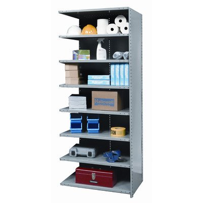 Hallowell A4723-12HG Medium-Duty Closed Hi-Tech Shelving Add-on Unit ...