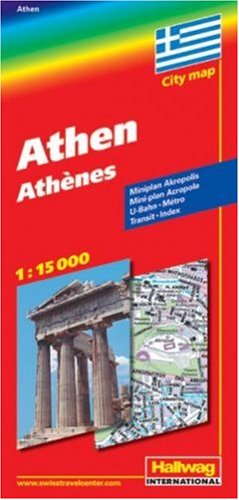 Amazon | Hallwag Athen / Athens Road Map | Hallwag | World