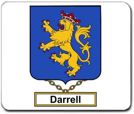 Amazon.com: Darrell Family Crest Coat of Arms Mouse Pad : Office Products