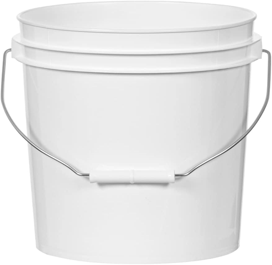 Amazon.com: 6 Pack | Premium 5 Gallon Bucket, Food Grade BPA Free HDPE ...