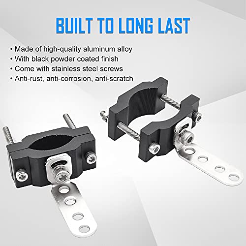 Snapklik.com : Motorcycle 2 Inch Tube Clamp Mount Brackets Bicycle Car ...