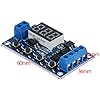 Chazcool DC 5 to 36V Digital LED Circuit Board, Dual MOS Trigger Timer ...
