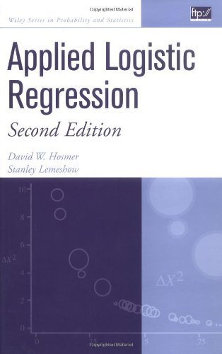 By David W. Hosmer, Stanley Lemeshow: Applied logistic regression (Wiley Series in probability ...