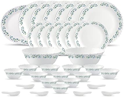 La Opala Diva Classique Collection Opal Glass Crockery | for Family of ...