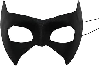 Amazon.com: WINBOB Bat Eye Mask Costume - Black Bat Face Masks Dress Up ...
