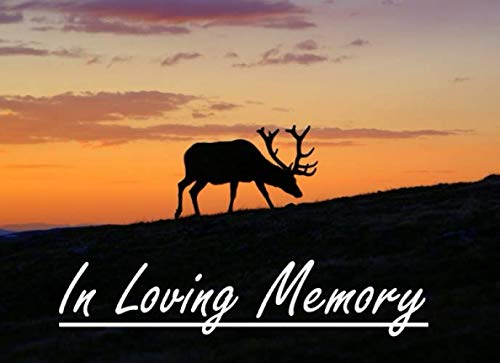 In Loving Memory: Hunting Guest Book for Funeral, Bereavement, In ...