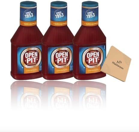 Amazon.com : Open Pit Original BBQ Sauce, 18 Oz (Pack of 3) : Grocery ...