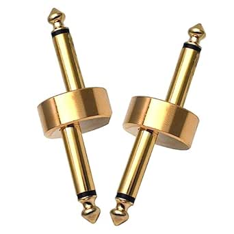 Amazon.com: 2pcs Adapter Bass Cable Guitar Pedal Double Head Effect ...