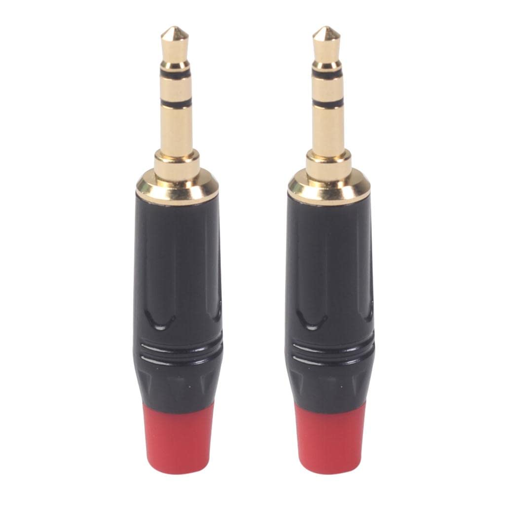BNF® 2Pc 3.5Mm Stereo Jack Connector For Diy Microphone Audio Soldering ...