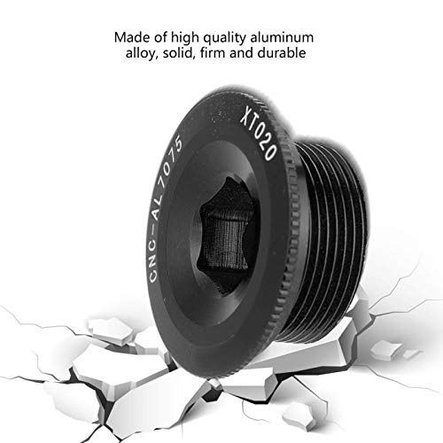 Bike Crank Bolts Aluminum Alloy Crank Cap Plate Crank Cover Bicycle ...