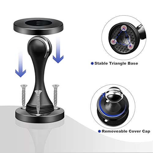 Snapklik.com : KOLAKO Door Stoppers, 14 Pack Magnetic Doorstops Black ...