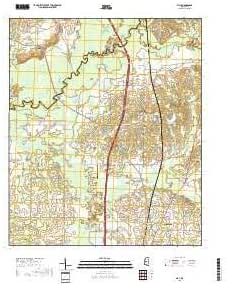 Amazon.com : Way, Mississippi topo map by East View Geospatial, 1:24: ...