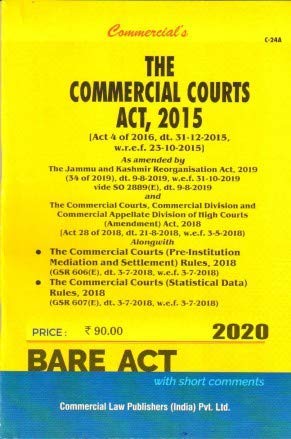 Buy The Commercial Courts Act, 2015 Book Online at Low Prices in India ...