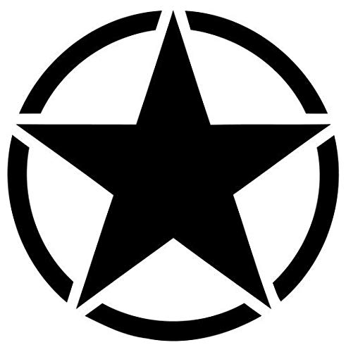 Buy US Army Star Military - Sticker Graphic - Auto, Wall, Laptop, Cell ...
