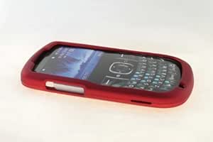 Amazon.com: Pantech Link II P5000 Hard Case Cover for Metallic Red ...