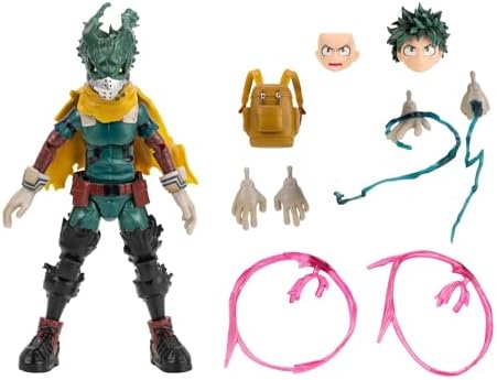Total Anime Izuku Midoriya - 6.5-Inch Figure with Swappable Faceplates ...
