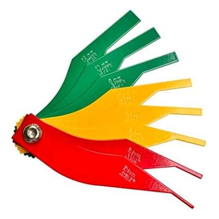 Amazon.com: RUNGAO 8-in-1 Car Automotive Brake Pad Measure Ruler Tool ...