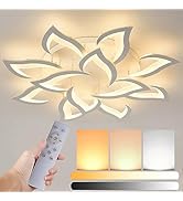 Liudefa 42 Inch LED Ceiling Light Fixture,20 Lights Modern Ceiling ...