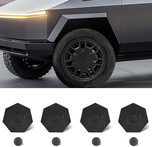 Amazon.com: Motrobe Tesla Cybertruck Wheel Center Hub Caps Cover 4PCS ...