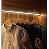 Amazon.com: FKKPRVAX Closet Rod with Led Lighting 50-130cm,Wardrobe ...