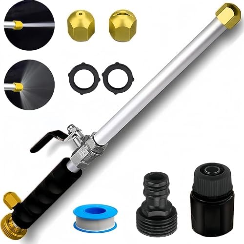 Amazon.com: Upgraded Pressure Washer Wand, Brass Water Jet Nozzle for ...