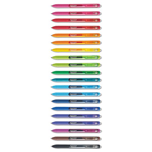 Inkjoy Gel Retractable Pen, 0.7mm, Assorted Ink, 20/pack | Amazon price ...
