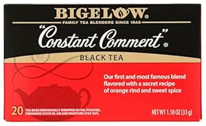 Amazon.com : Bigelow, Constant Comment Tea (Caffeinated), 20 Count ...