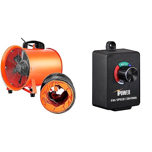 Utility Blower Fan 10 Inch Portable Ventilator High Velocity Utility ...