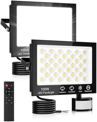 Tailcas Security Lights Motion Sensor, 50W 4500LM Security Light with ...