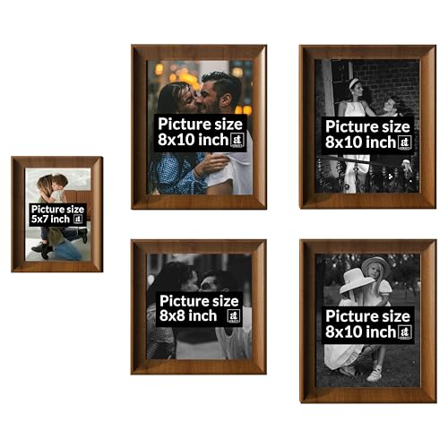 Art Street Set of 5 Jazz Premium 3D Photo Frame for Living Room, Home ...