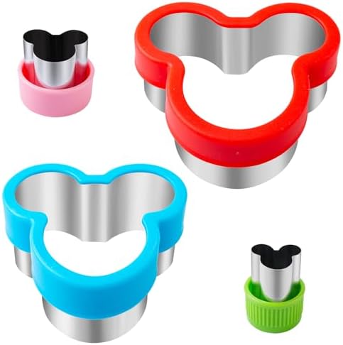 Amazon.com: Wilton Mickey Mouse Cookie Cutter Set: Disney Cookie Cutter ...