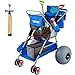 Amazon.com: VEVOR Beach Cart for Sand, Foldable Beach Wagon Carts with ...