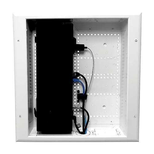DataComm Electronics 45-8011-1P Multi-Functional Recessed Media Box ...