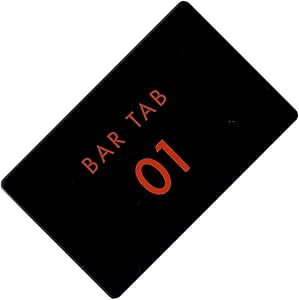 Bar Tab Cards, Pack of 25, Numbered 01-25, Biodegradable. Cards for ...