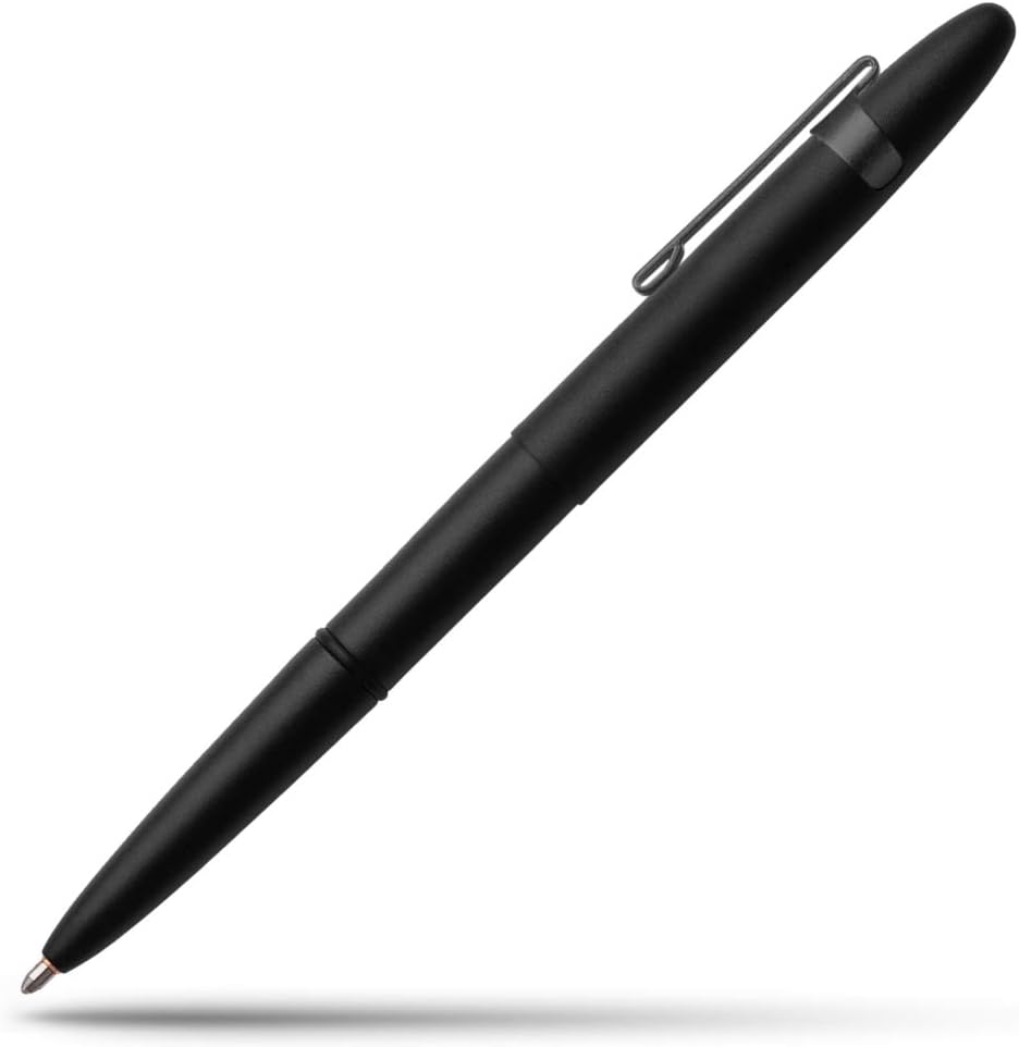 Fisher Space Pen Bullet Space Pen with Clip, Matte Black : Amazon.in ...
