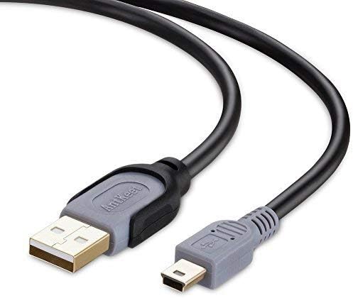 Antkeet Mini USB Cable, 6ft USB 2.0 Type A to Mini B Cable Male Cord ...