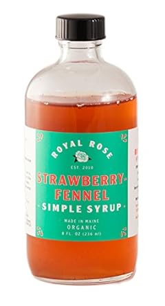 Amazon.com: Royal Rose Strawberry Fennel Simple Syrup 8oz : Grocery ...