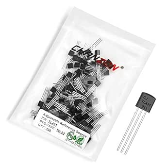 Chanzon TL431 TO-92 Precision Voltage Regulator Transistor, Three ...