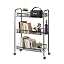 GREENSAPPIRE 3-Tier Rolling Cart Rolling Storage Trolley Mobile Storage ...