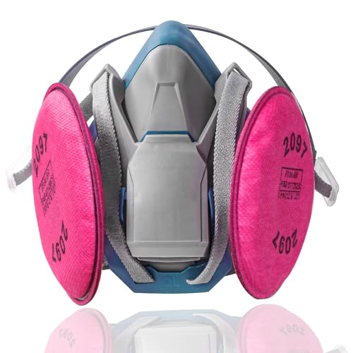 Quick Latch Half Mask Respirator 6502QL - Reusable Respirator Mask with ...